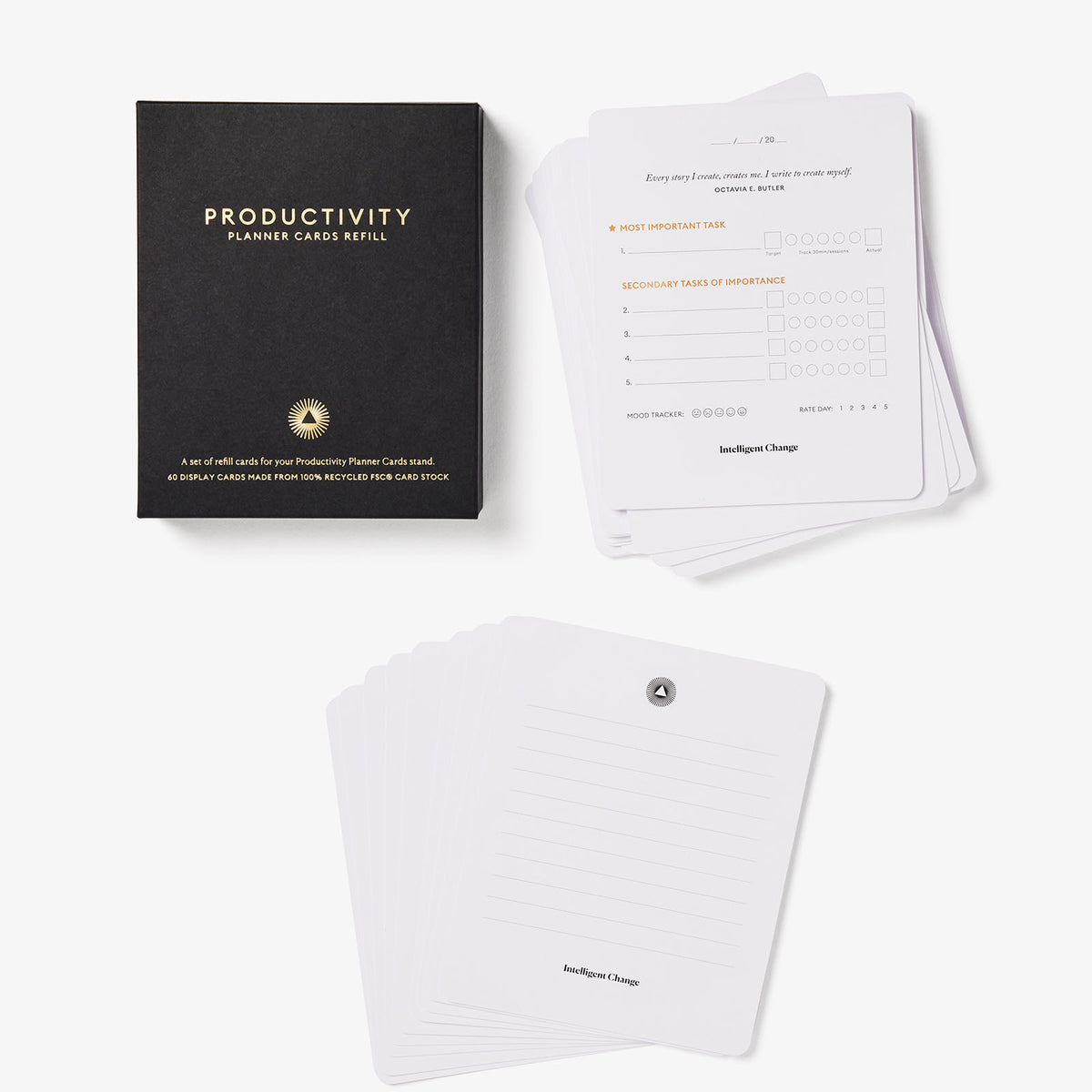 Productivity Planner® Cards - Be More Productive | Intelligent Change