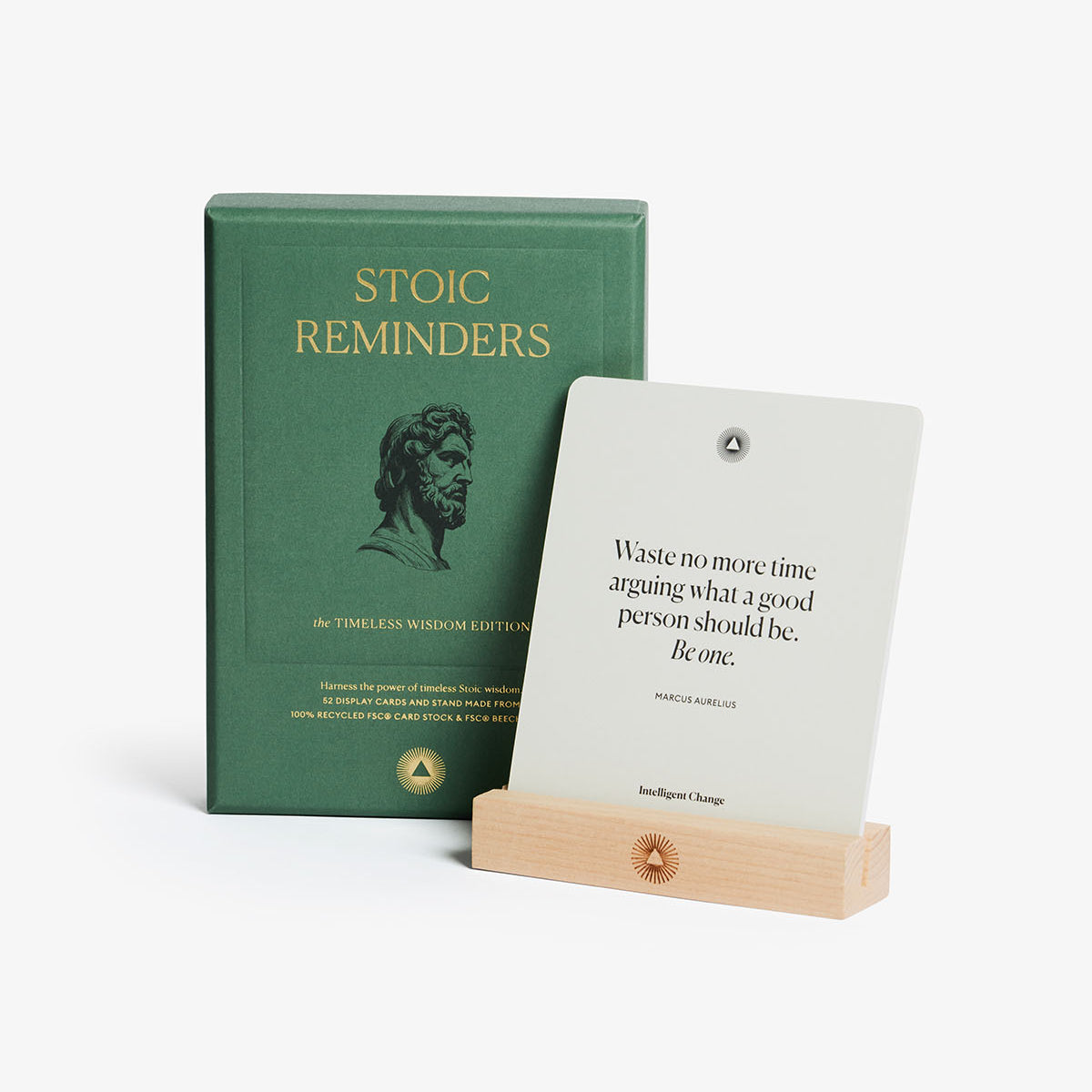 Stoic Reminders Quote Cards Inspirational Quotes | Intelligent Change