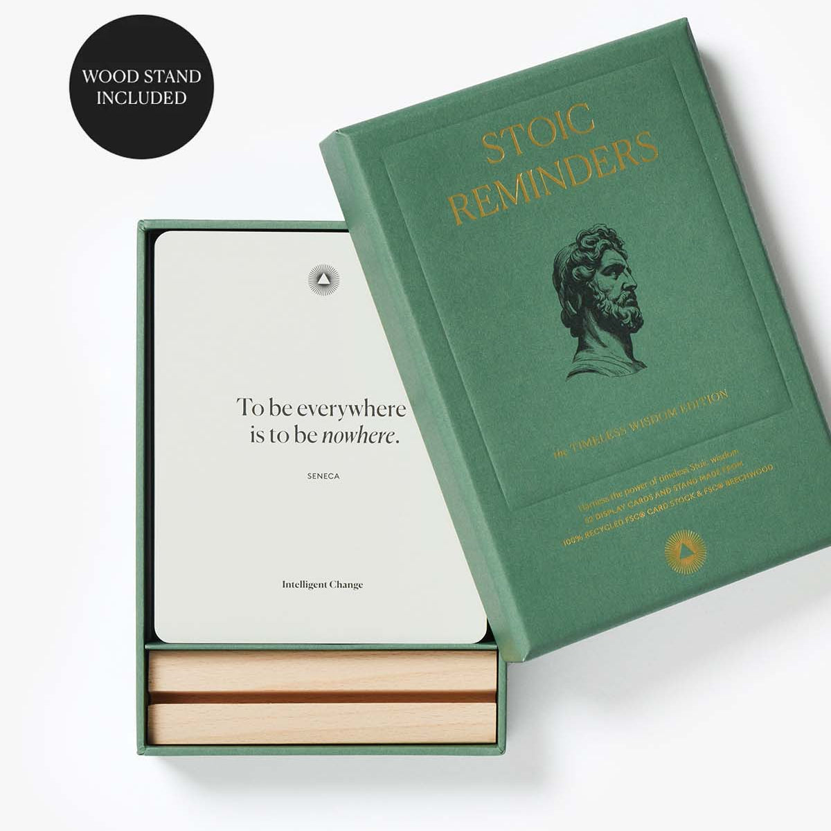 Stoic Reminders Quote Cards Inspirational Quotes | Intelligent Change