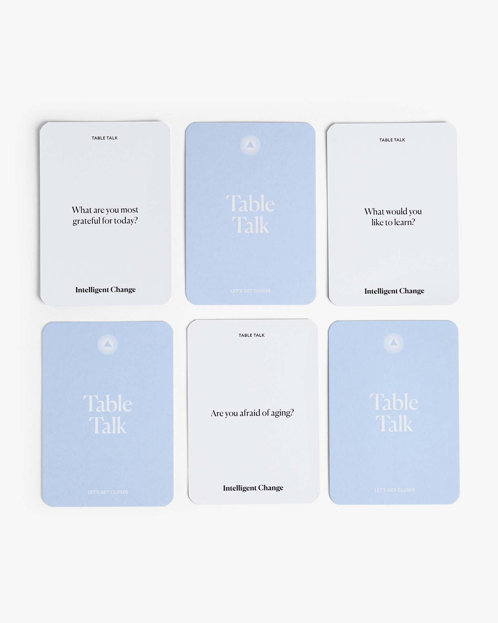 Get Closer: Table Talk | Conversation Cards by Intelligent Change